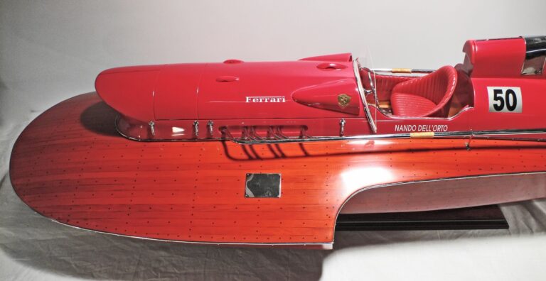 Ferrari Hydroplane 1954, RC READY - Nain ship models