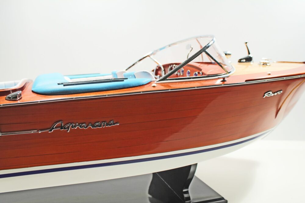 Riva Aquarama Replica Blue/White, RC Ready - Nain Ship Models