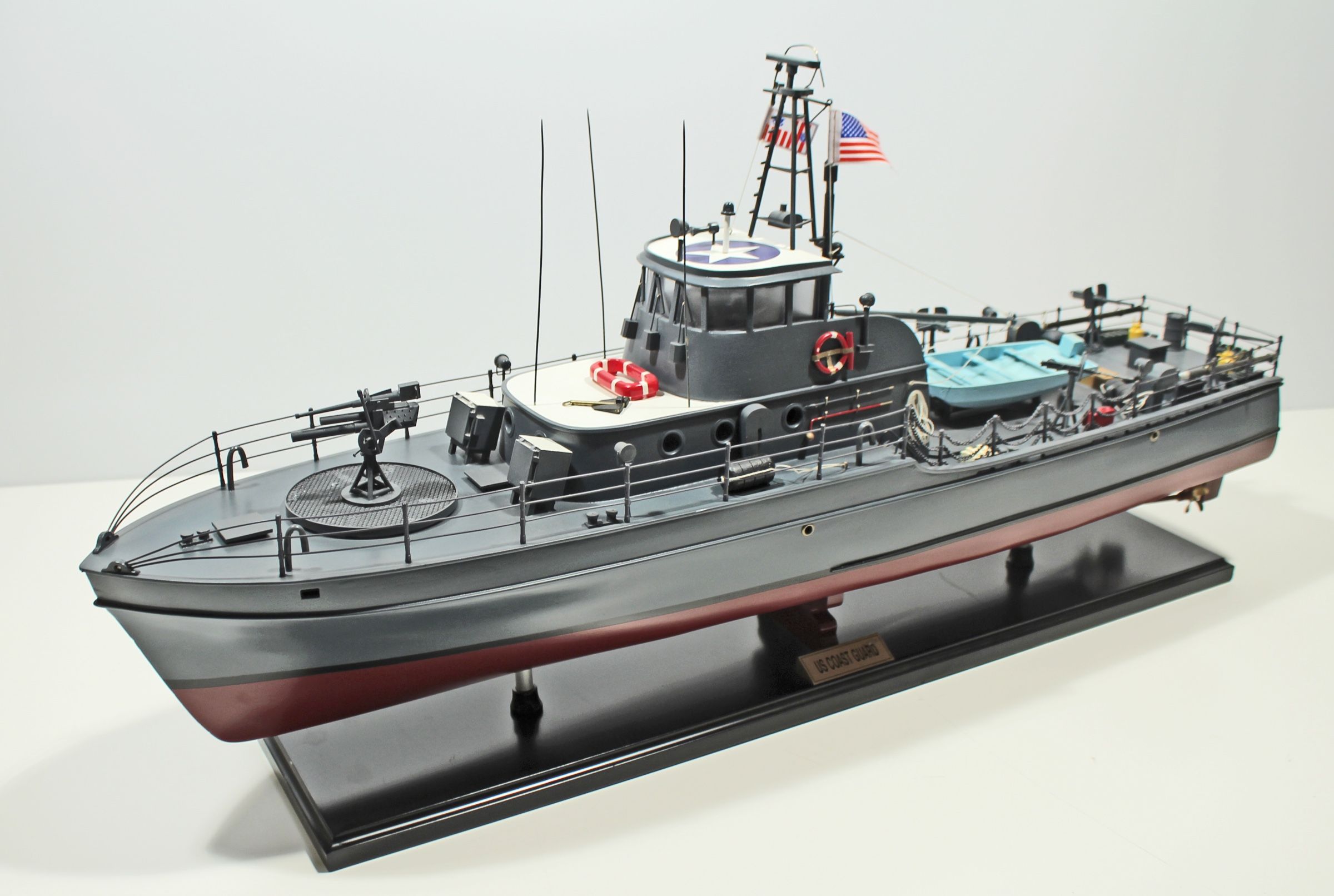 US Coast Guard Boat (war paint) - wooden ship models