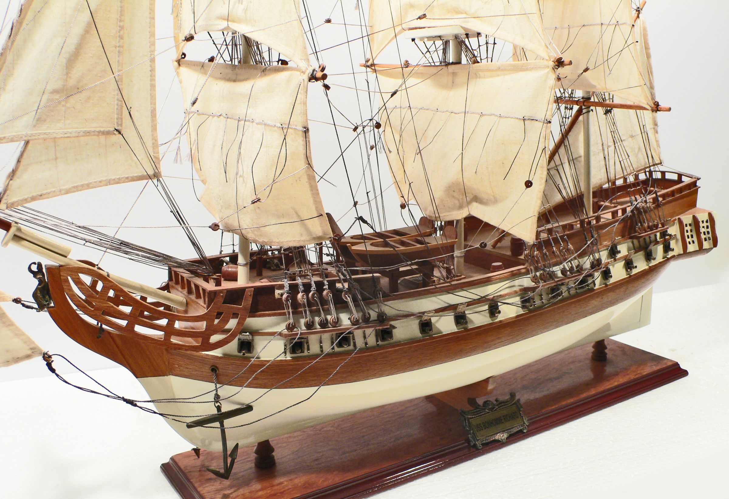 USS Bonhomme Richard - Nain skibsmodeller