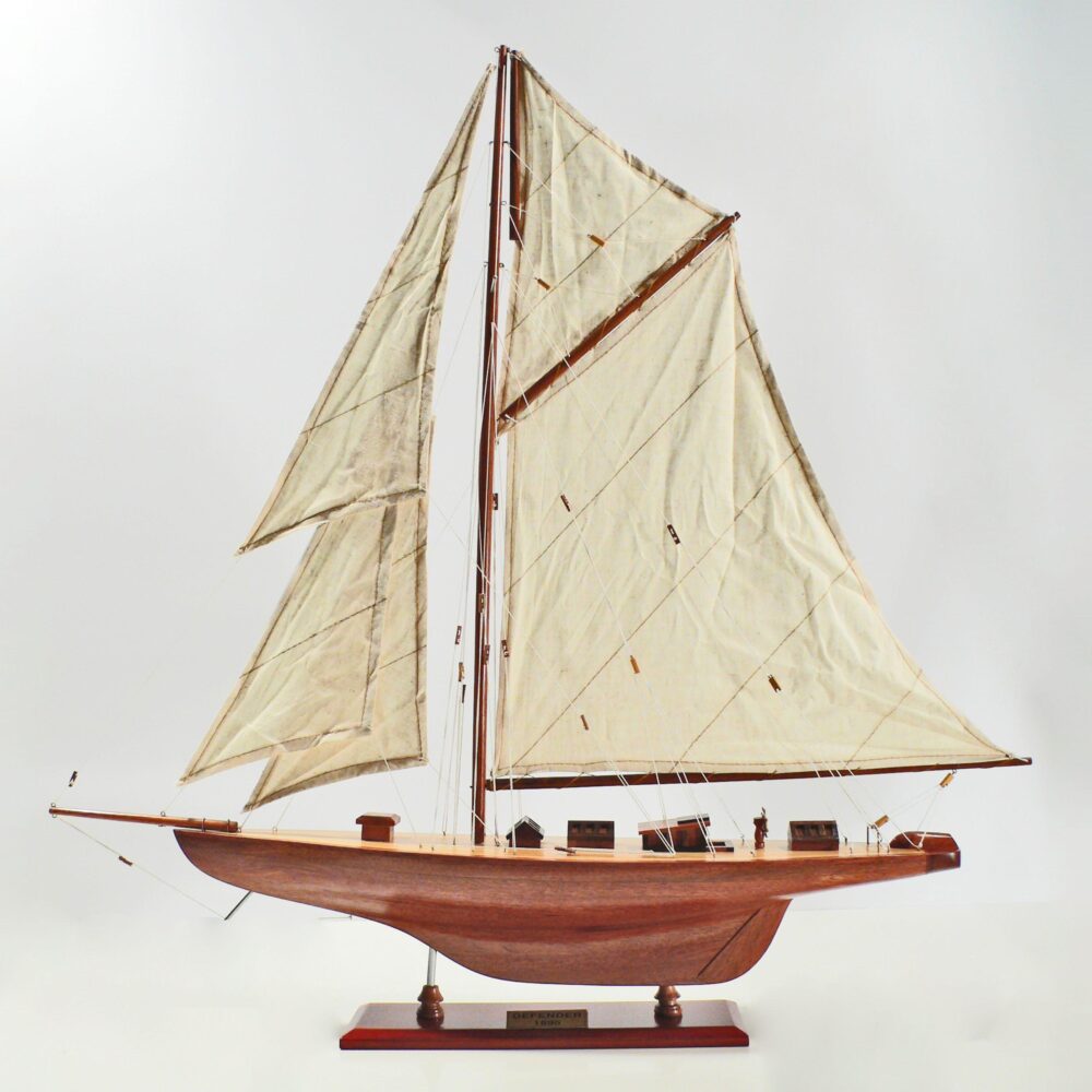 Ready assembled ship models, handcrafted from wood