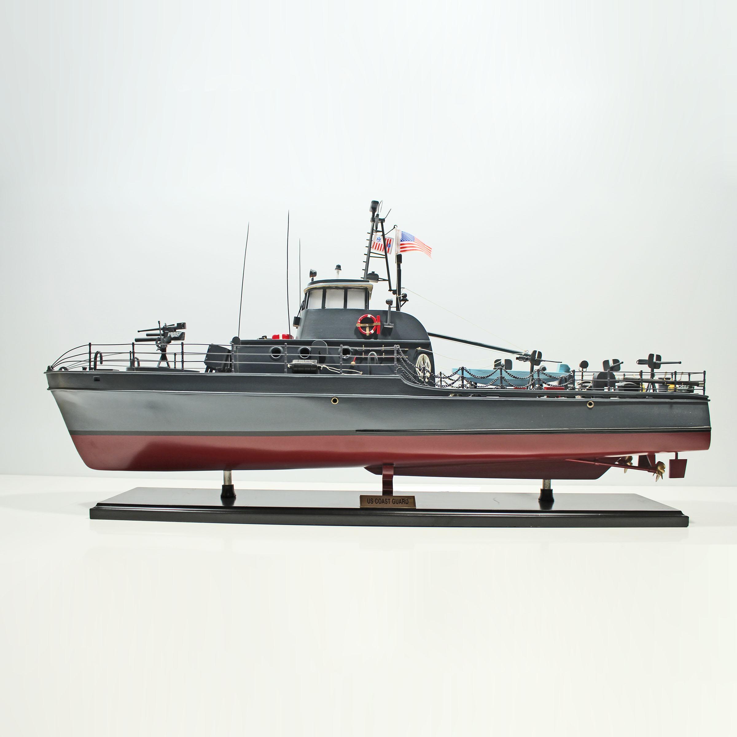 US Coast Guard Boat (war paint) - wooden ship models