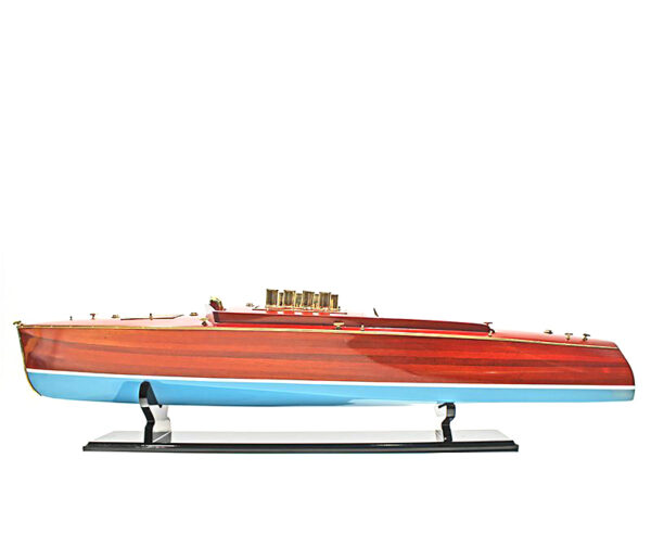 Ready assembled ship models, handcrafted from wood